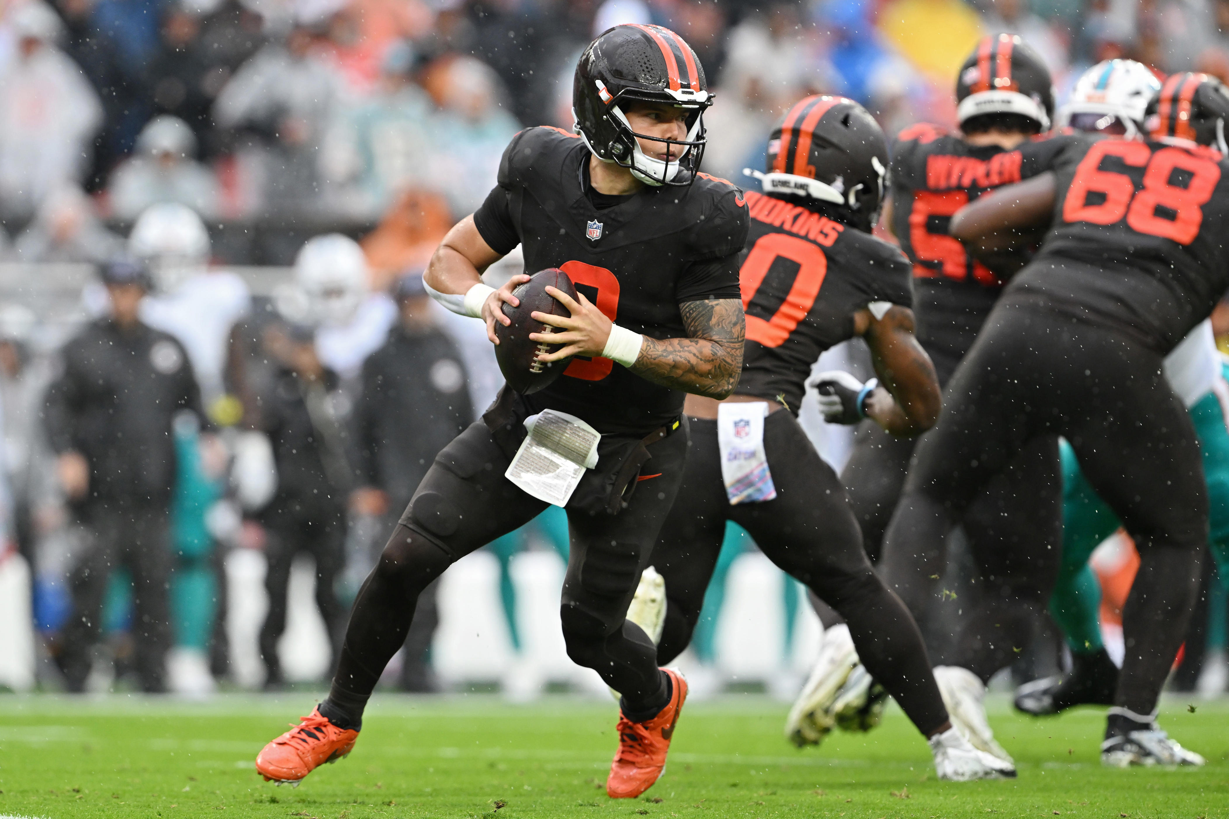 Browns QB Dillon Gabriel stats & numbers in Week 7 game vs. Miami Dolphins