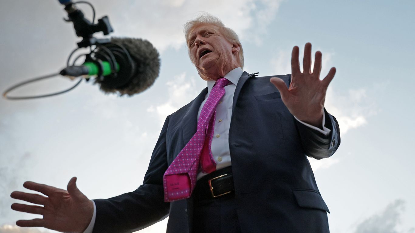 "I'm not looking to destroy China," Trump says, defending trade war