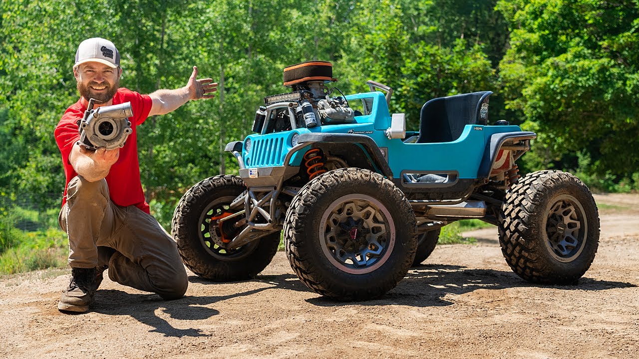 Our 100HP Power Wheels Needs a Turbo!
