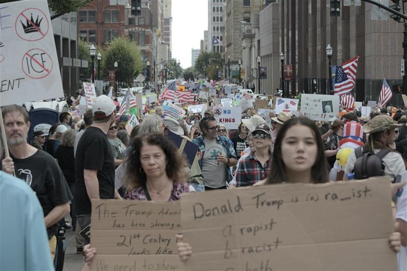 Thousands participate in ‘No Kings’ protests across Louisville area