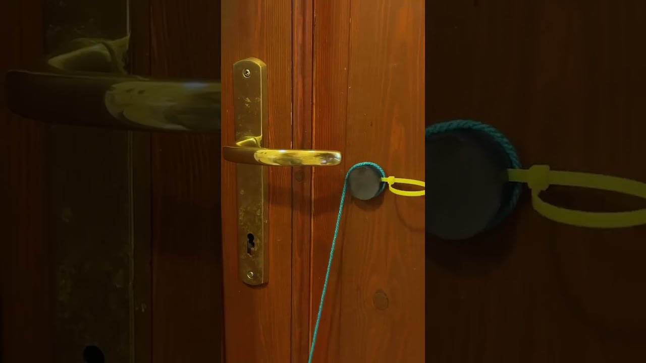 Can't lock WC door? Here's the solution