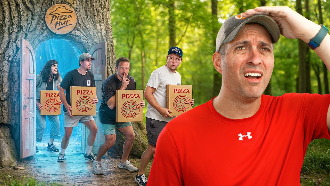 We hid a pizza restaurant from our boss!