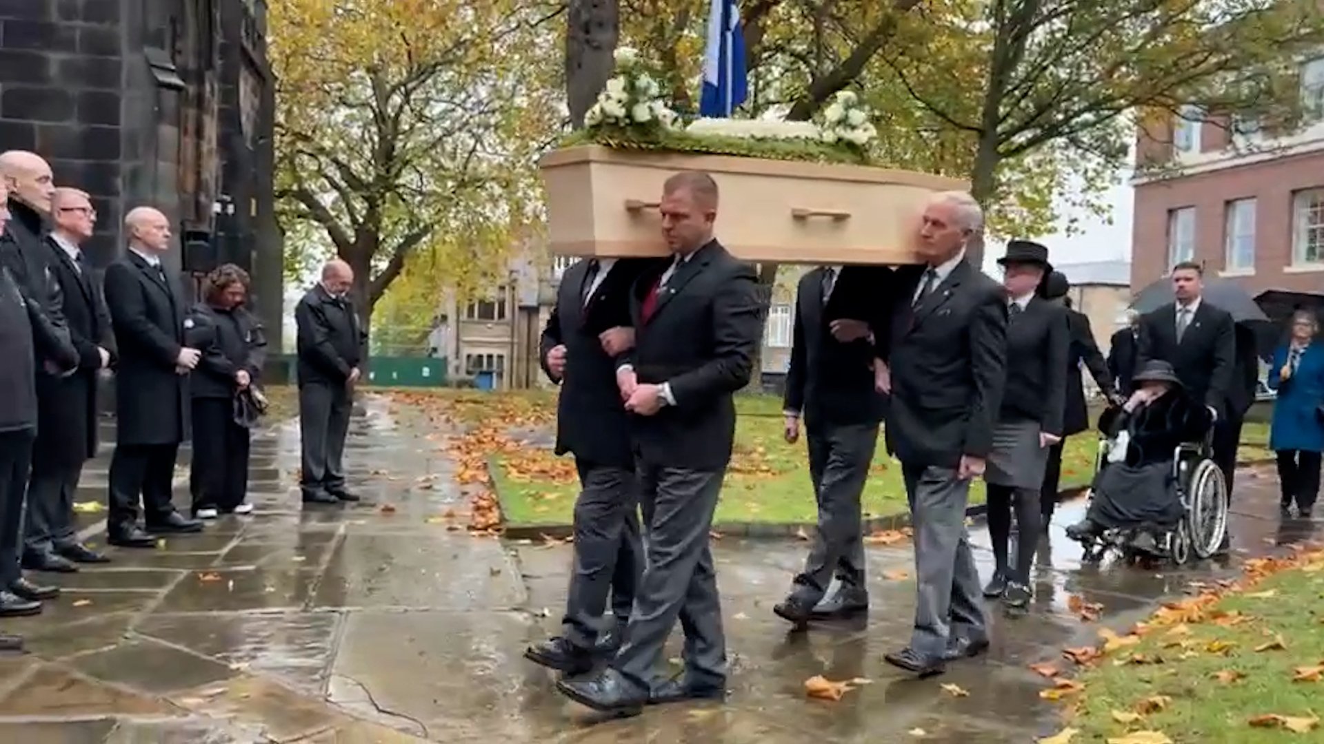 Cricket legend Dickie Bird honoured as hundreds attend funeral in Barnsley