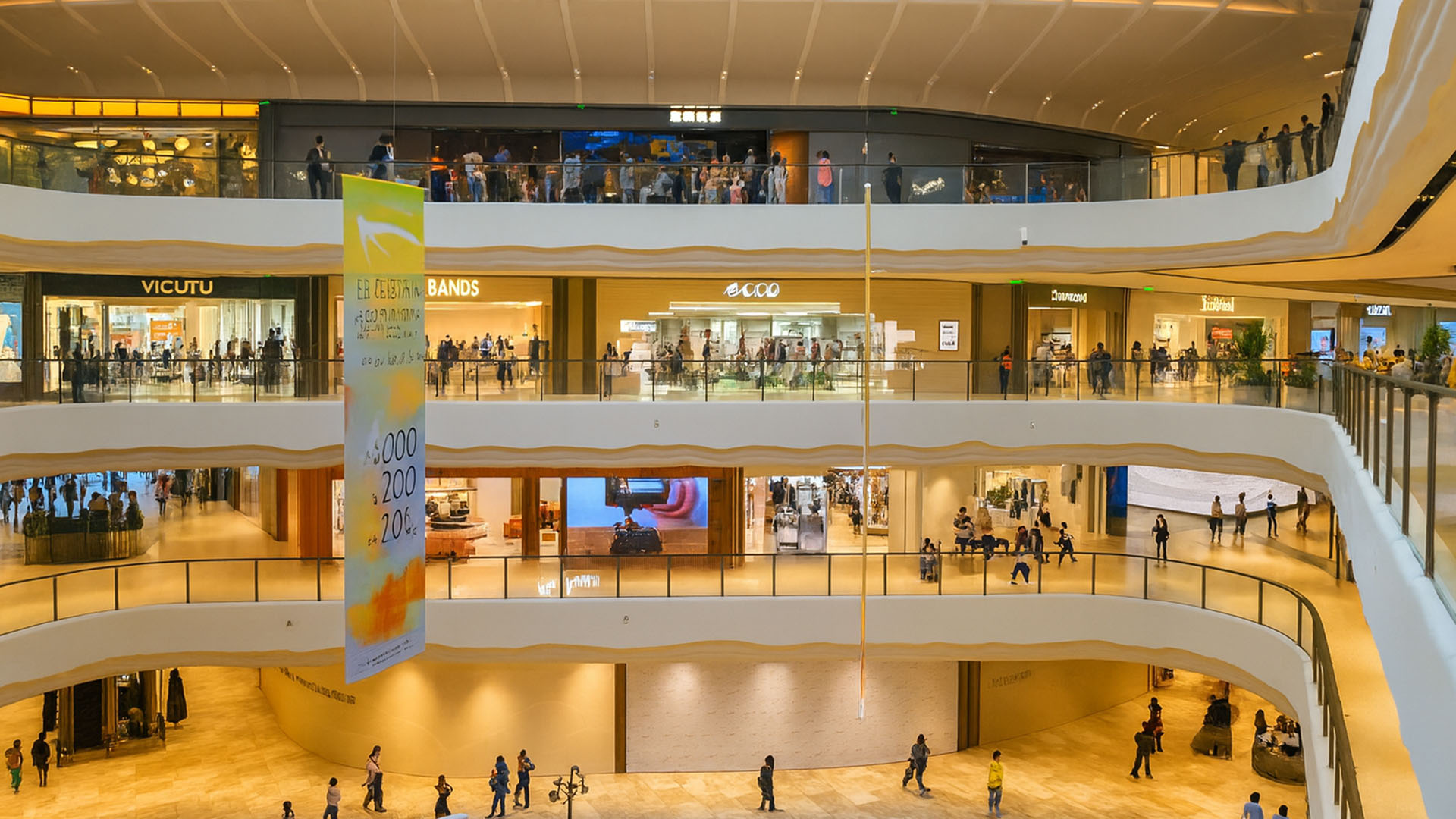 City Mall with Organic Design – China 4K