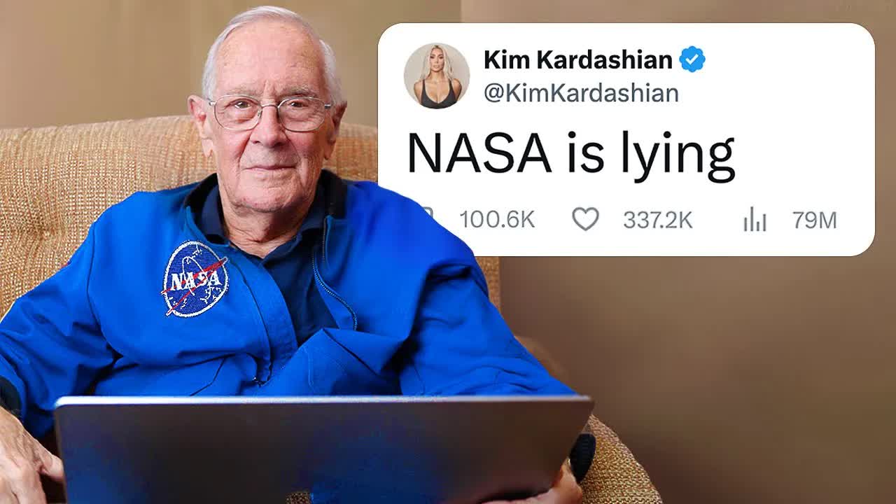 Moon Astronaut Reacts To Moon Landing Deniers