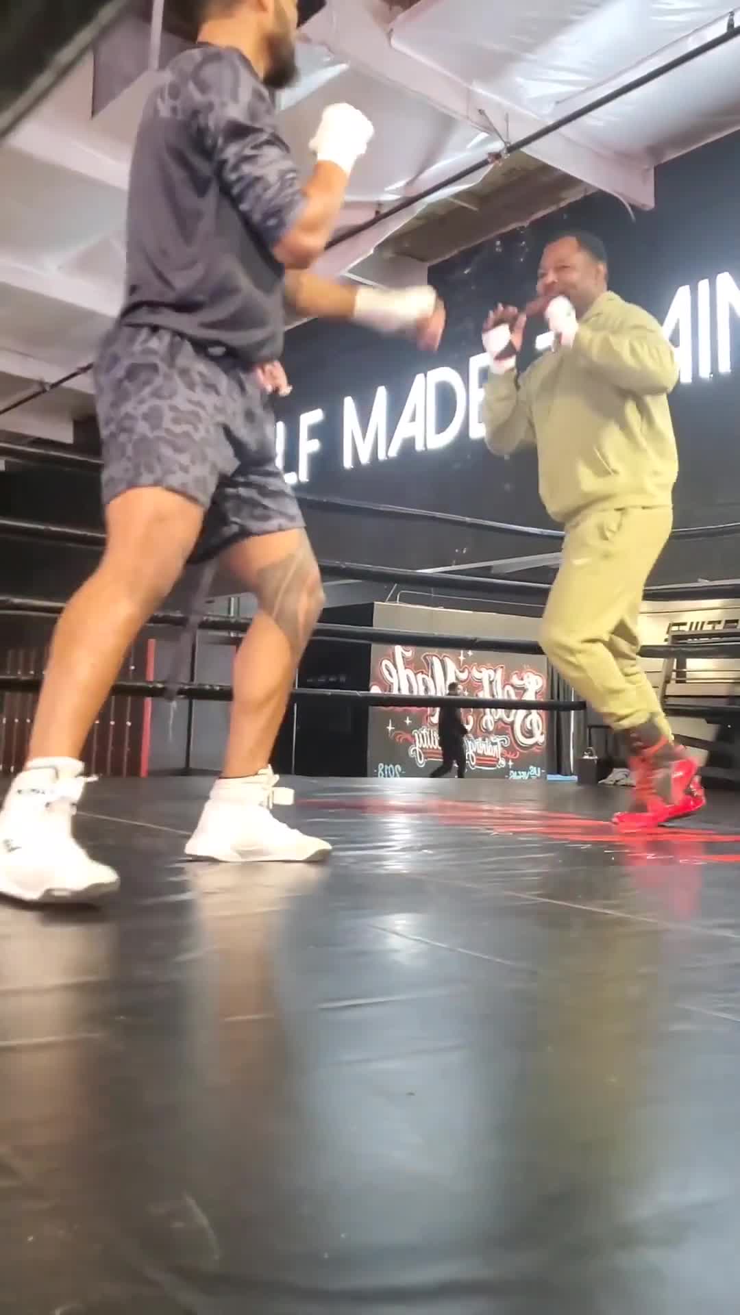 Passing on the knowledge from father to son | Shane Mosley Sr. vs Shane ...