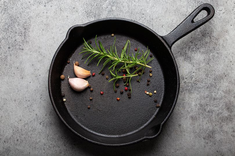 Remove rust from cast iron pans with 'game-changing' vegetable hack