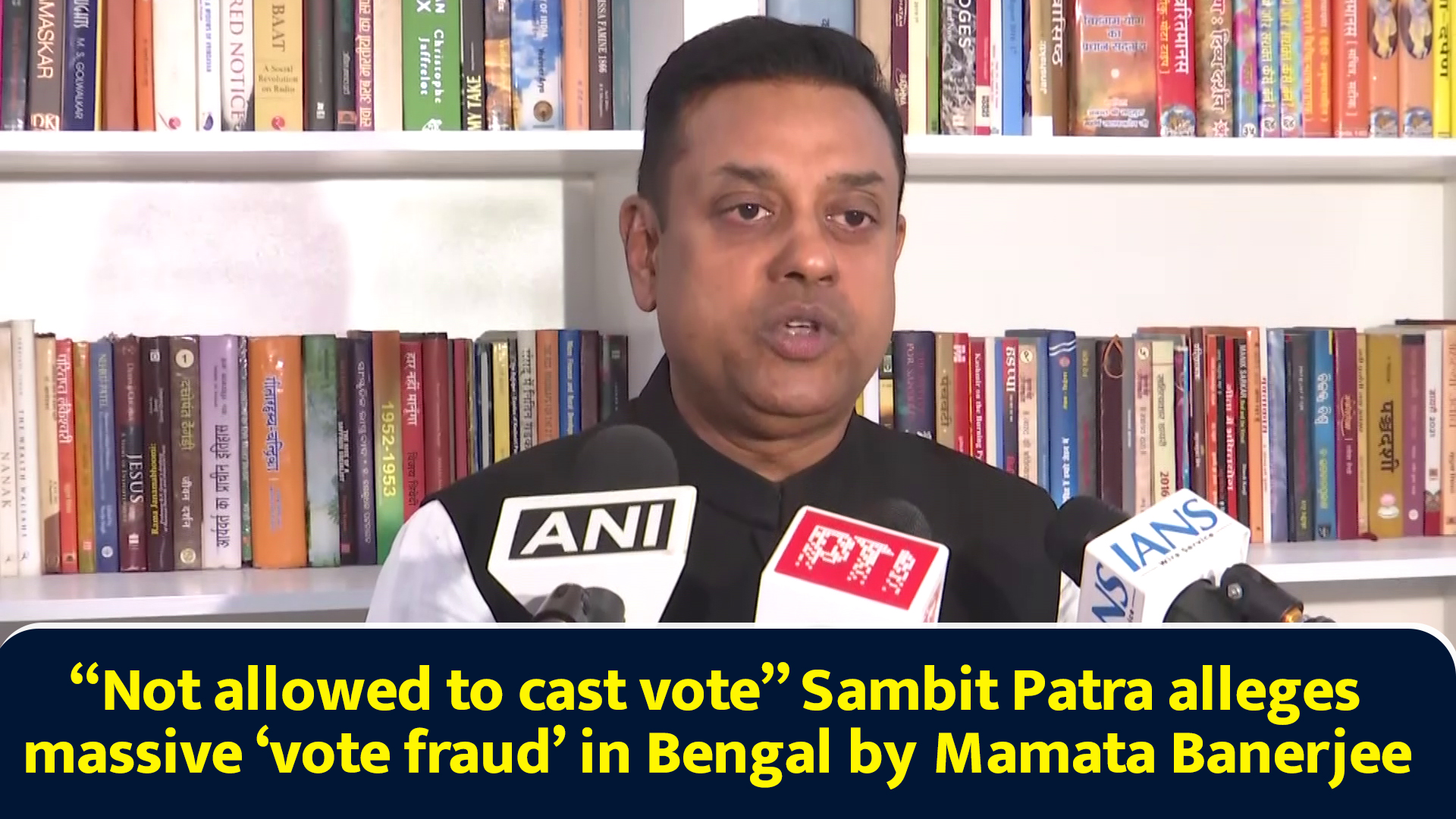 “Not allowed to cast vote” Sambit Patra alleges massive ‘vote fraud’ in ...