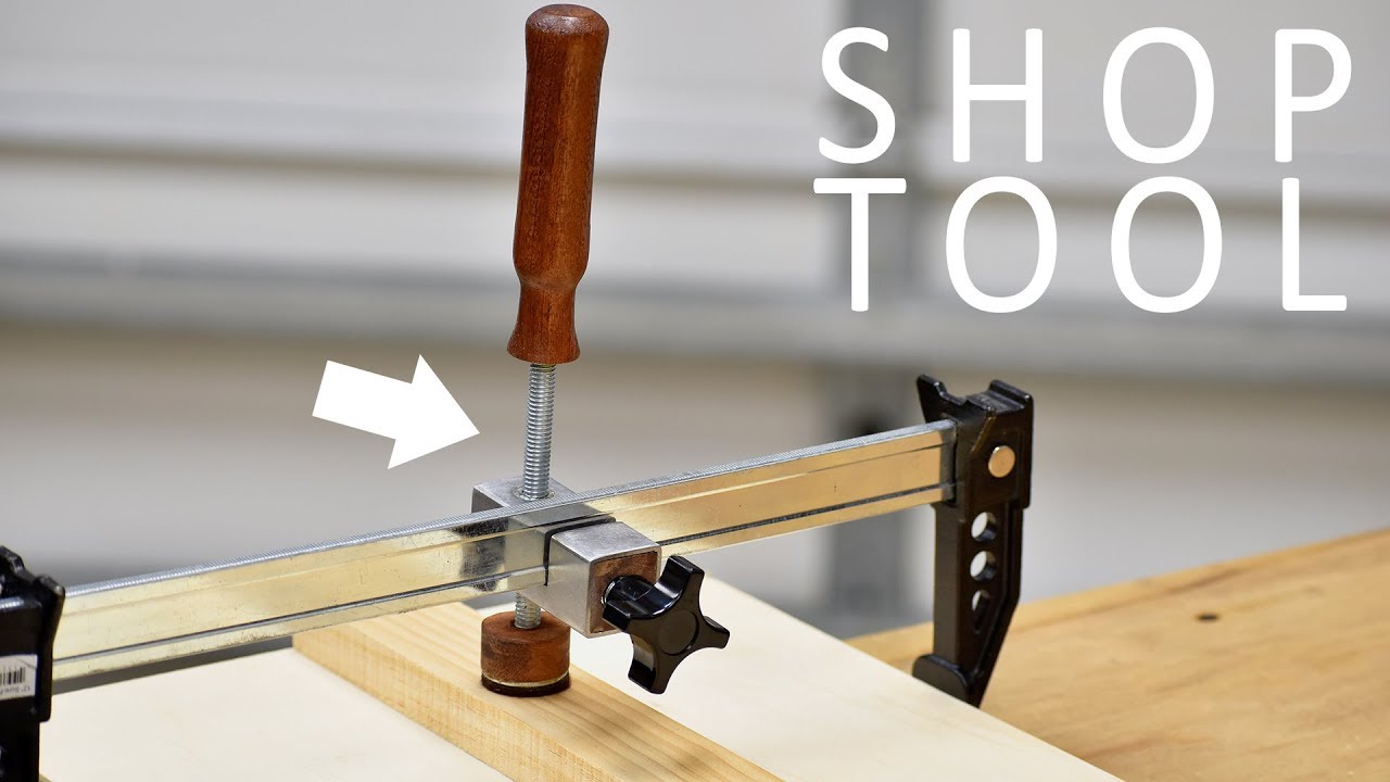 DIY woodworking clamp attachment - easy build!