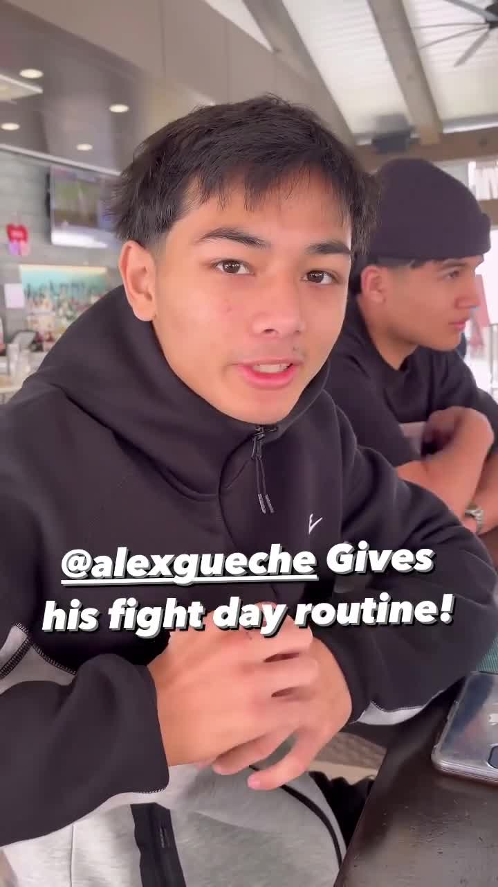 Alex Gueche gives his fight day routine