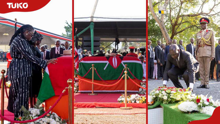 Raila Odinga: 8 emotional photos from former prime minister’s burial in ...