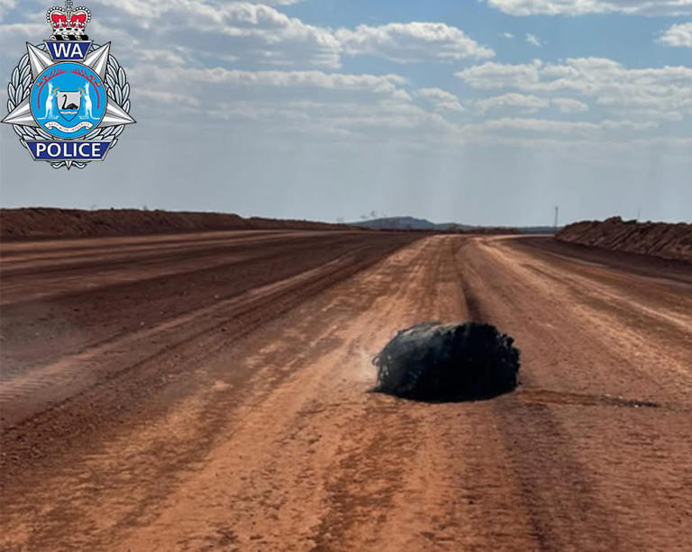 Vermoedelijk ruimtepuin stort neer bij mijnstadje in Australië