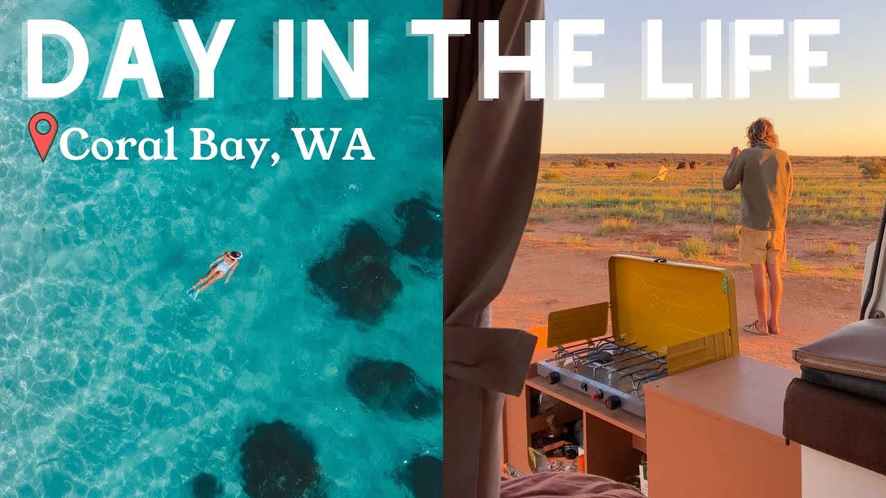 Vanlife in Australia | Coral Bay day in the life travel vlog | Ep. 32