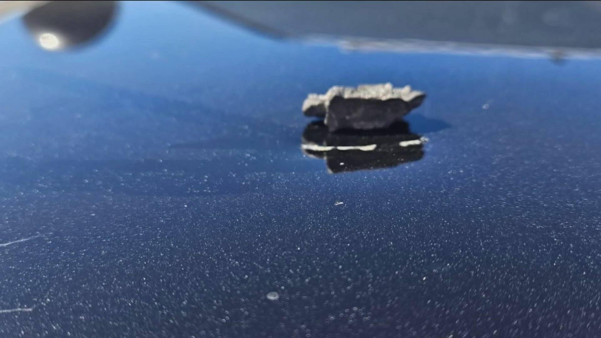 Marine ammunition hits, damages California Highway Patrol vehicle