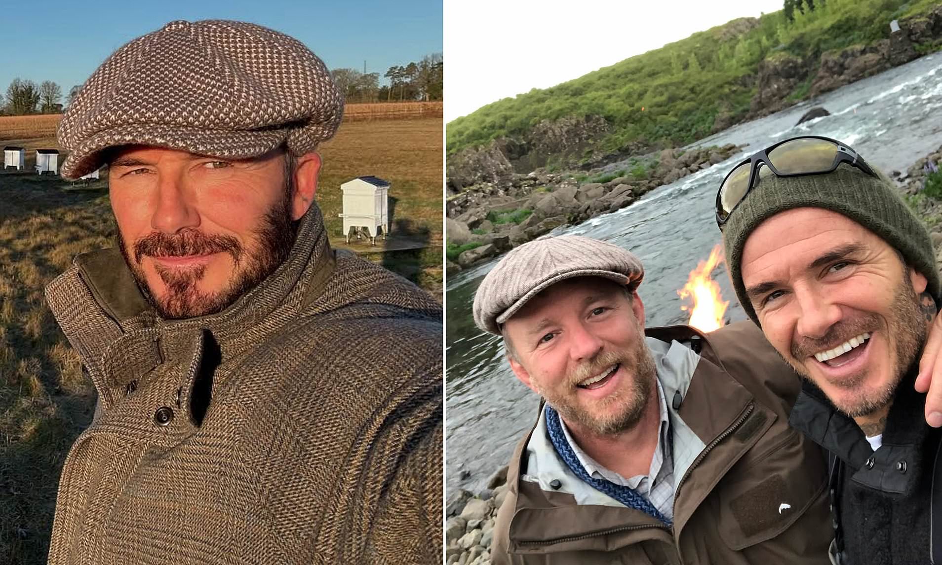 David Beckham says his love of the rural lifestyle was inspired by 'modern day caveman' Guy Ritchie