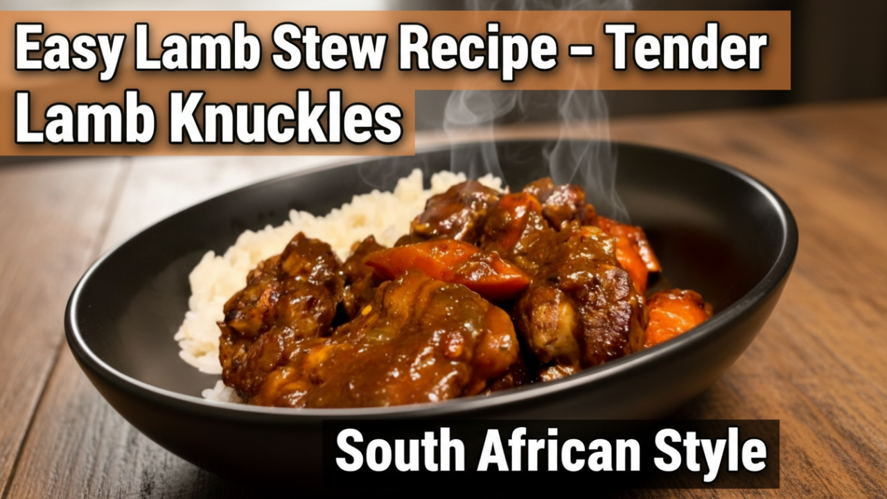 Easy Lamb Stew Recipe – Tender Lamb Knuckles South African Style