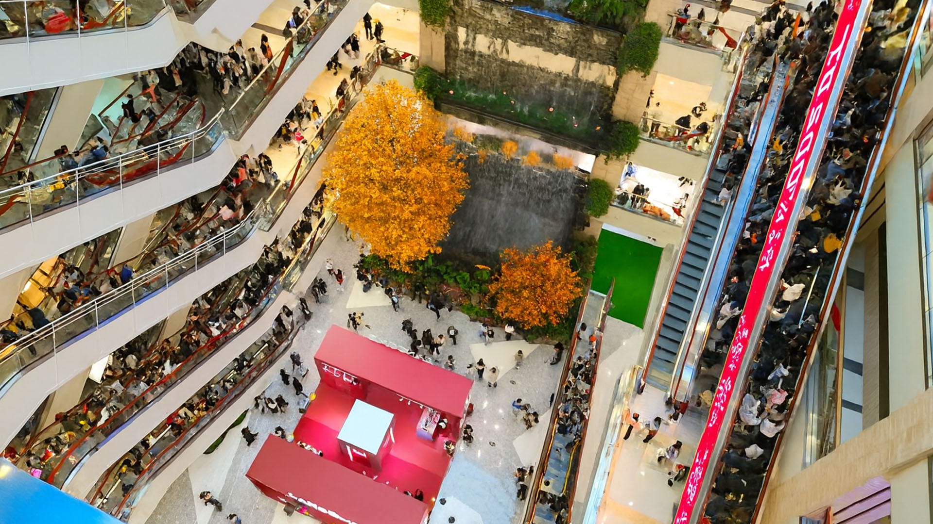 Xi’an Mall Inspired by Landscape – China 4K