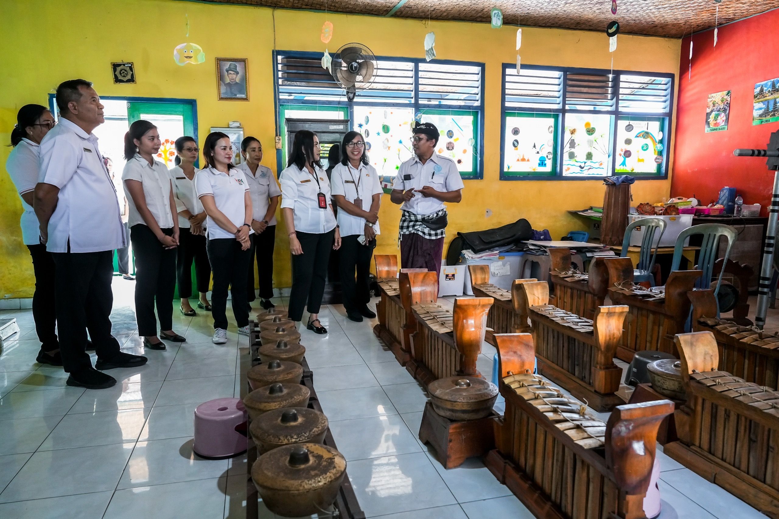 Bunda PAUD Kunjungi TK Pradnyandari 3 Kerobokan