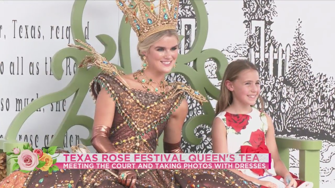 East Texans greet 92nd Texas Rose Festival Queen Avery Armstrong at the ...