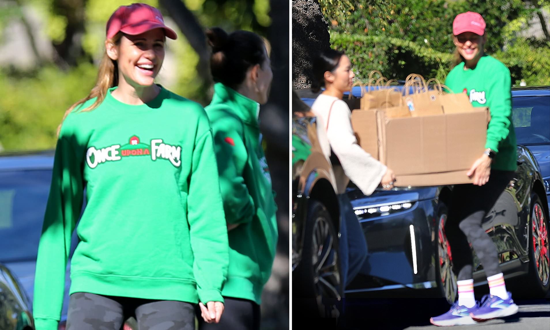 Jennifer Garner shows off her philanthropic side by delivering meals