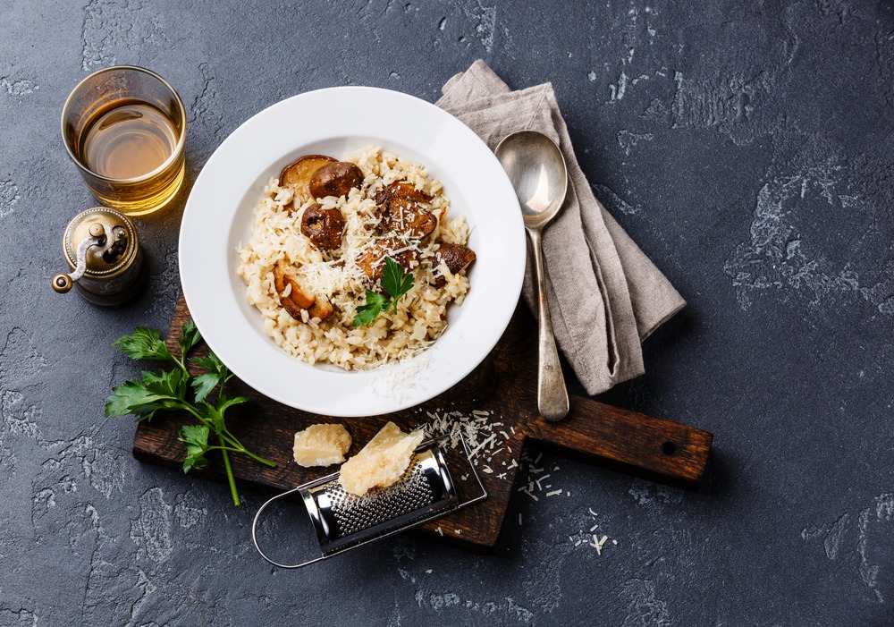 Risotto Aux Cepes Cyril Lignac