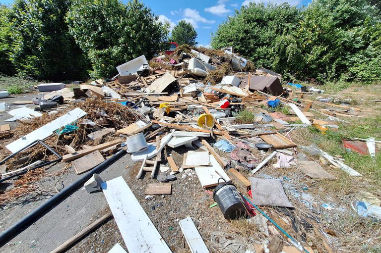 Shirtless man in tiny car goes on fly-tipping spree across Leeds