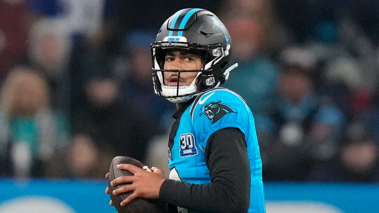 Panthers QB Bryce Young day-to-day with high ankle sprain