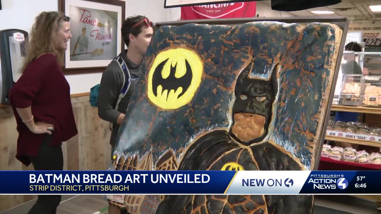 Batman-themed bread unveiled at Strip District Mancini's ahead of ...