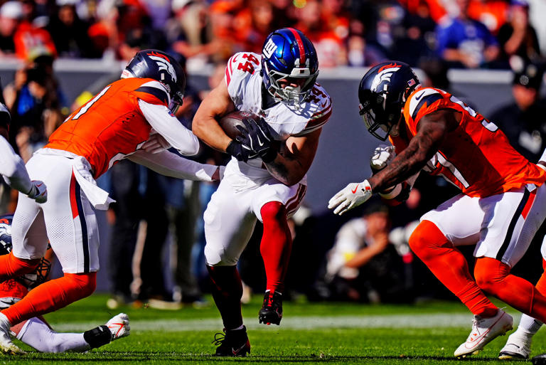 Cam Skattebo vows return to violent running style for New York Giants
