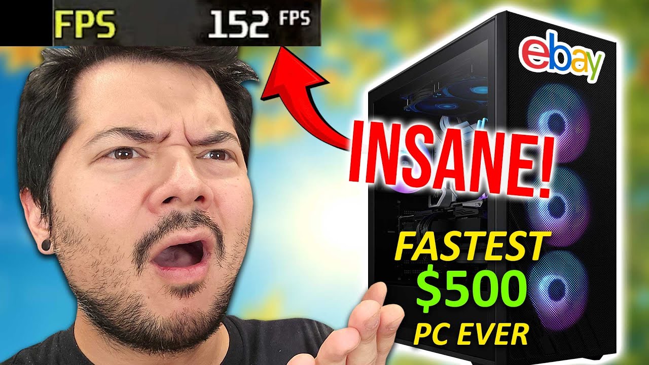 I built a $500 gaming PC 🚀 faster than retail
