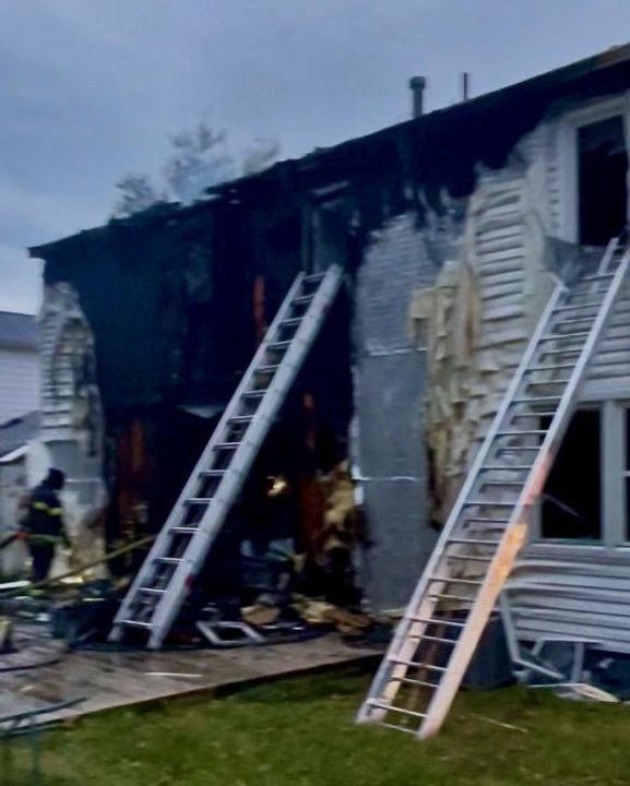 Five displaced, no one hurt in Laurel house fire
