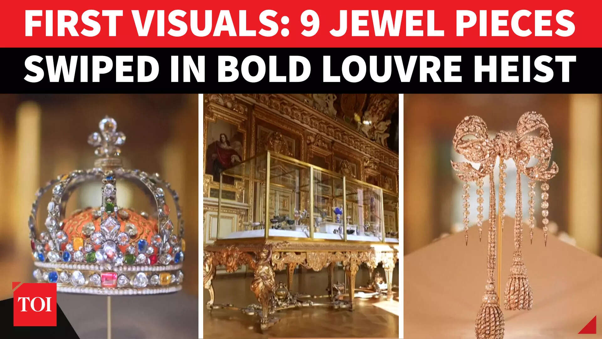 On Cam: First Visuals Of Priceless Napoleon Jewels Robbed In Brazen ...