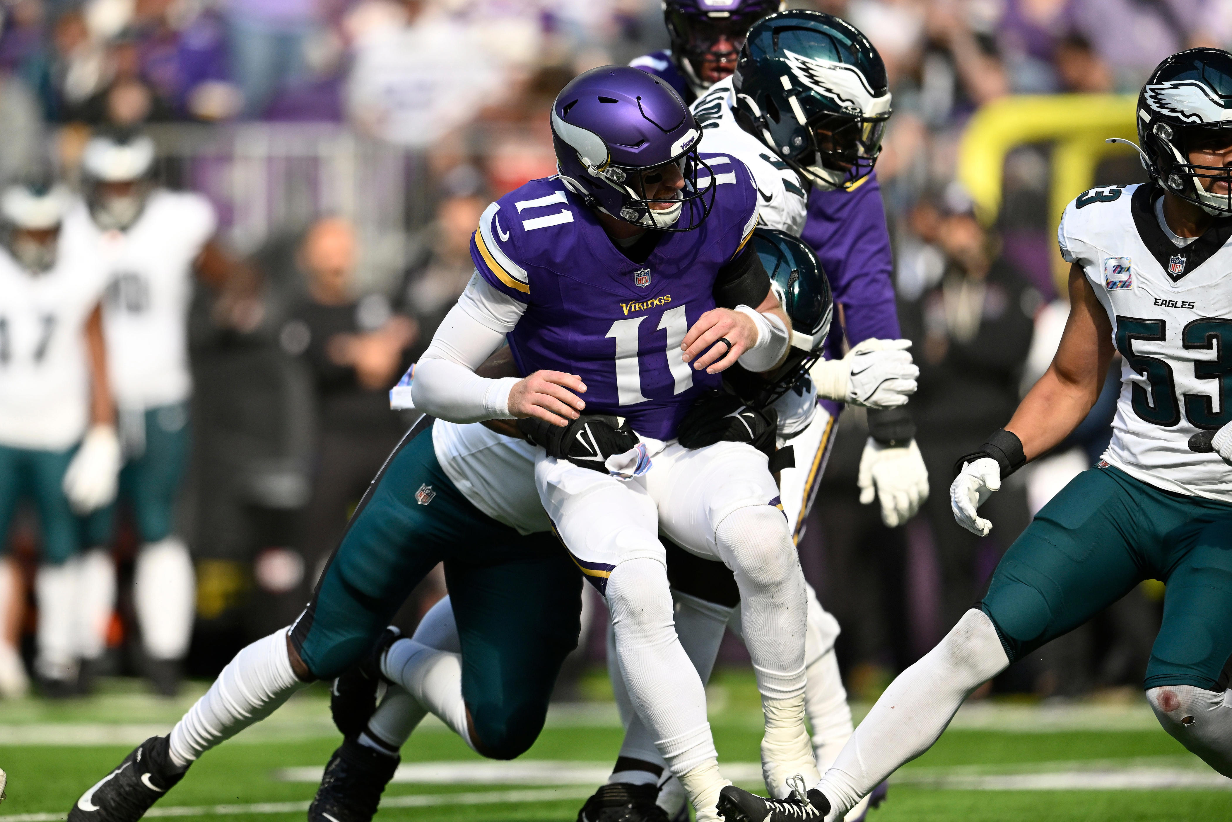The Minnesota Vikings sacrificed Carson Wentz on Thursday Night Football