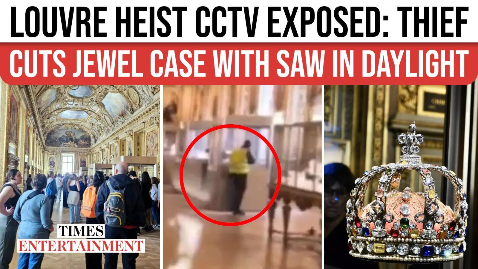 Inside the LOUVRE HEIST: Jewel Thieves Cut Into Glass Display As ...
