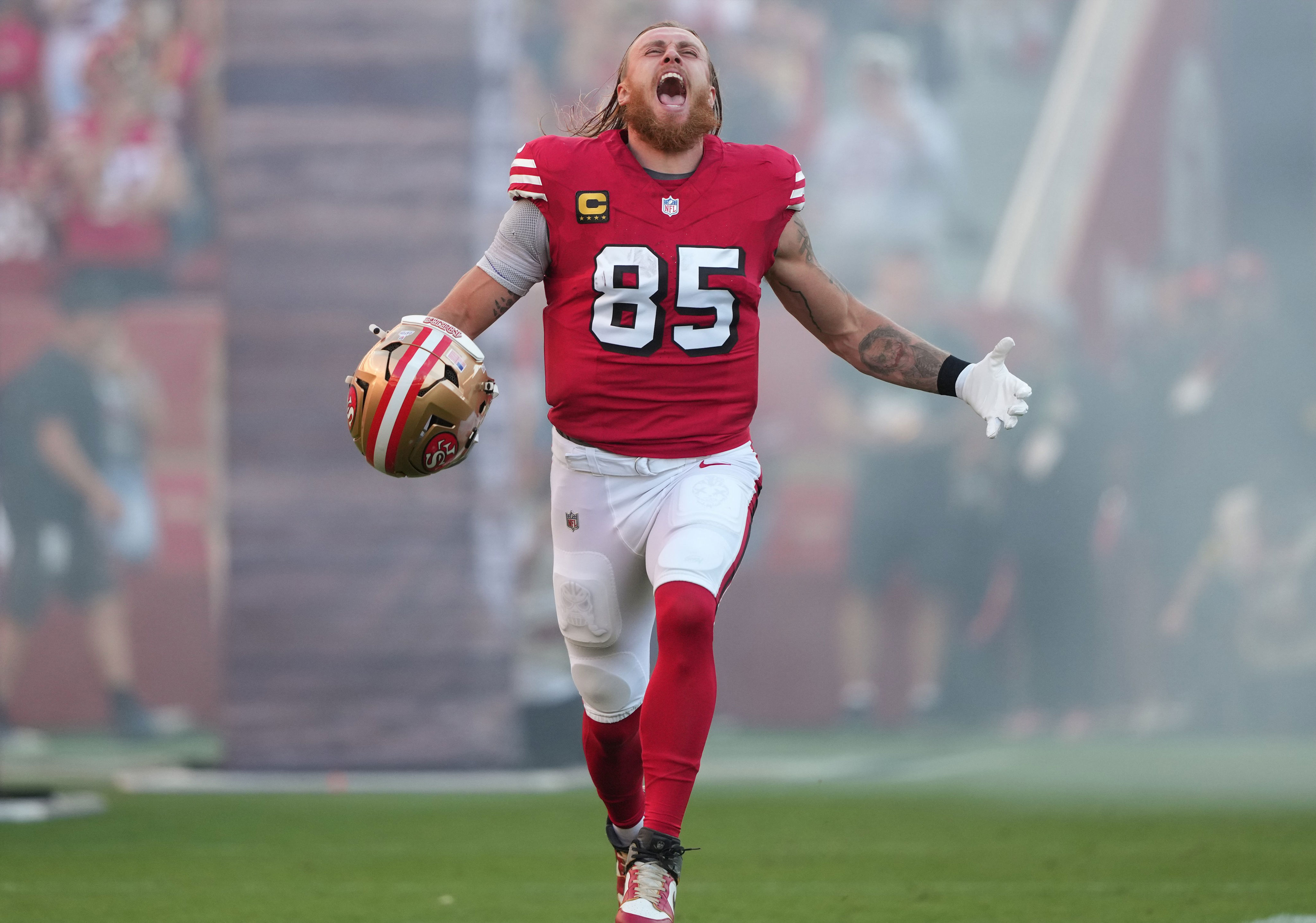 Stats show George Kittle's massive impact on 49ers' win despite ...
