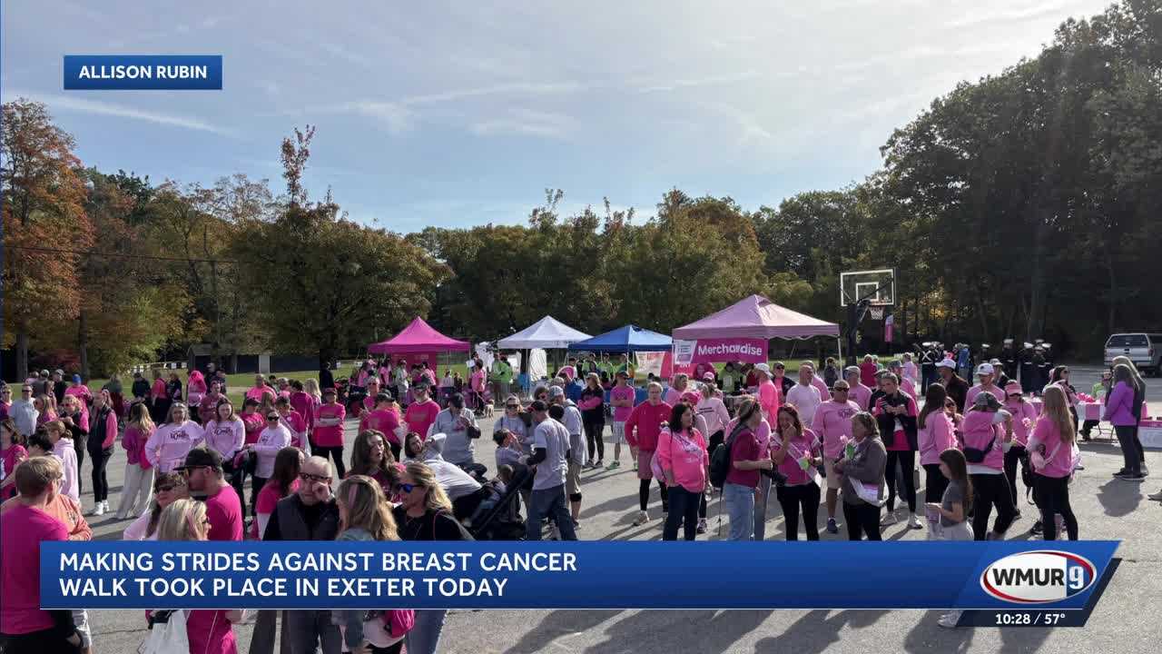 Making Strides Against Breast Cancer Walk in Exeter honors survivors ...