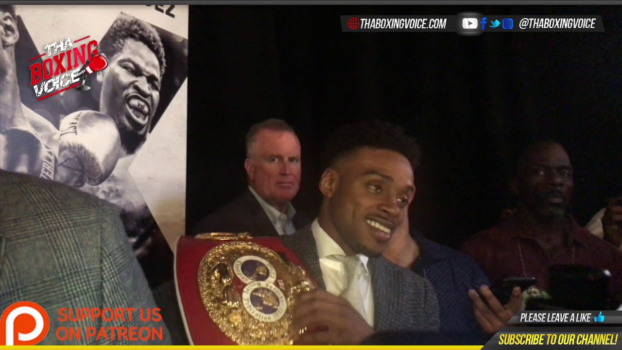 ☎️Errol Spence immediately after press conference, talks creating ...