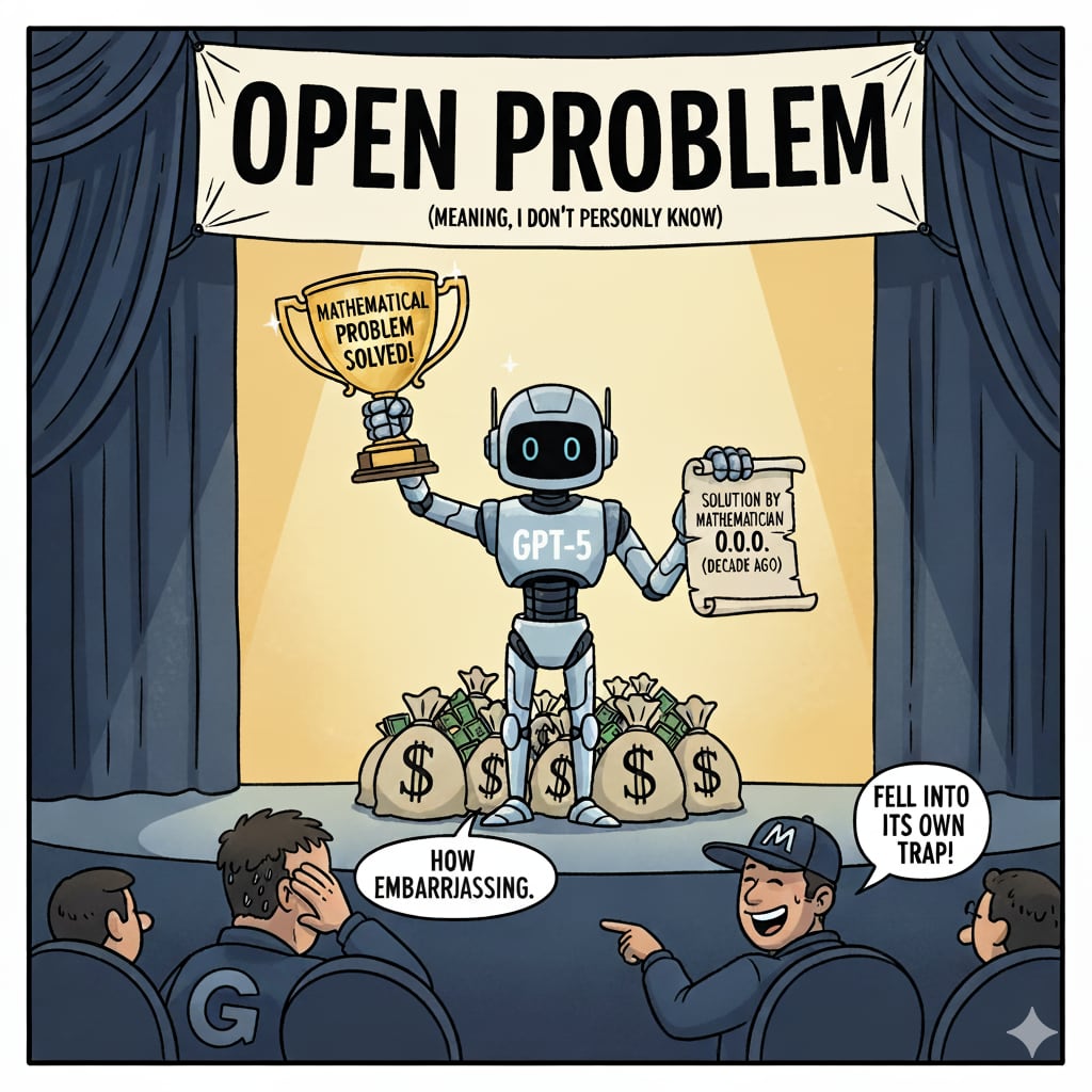 OpenAI Overstates GPT-5's Math Problem Solving Claims