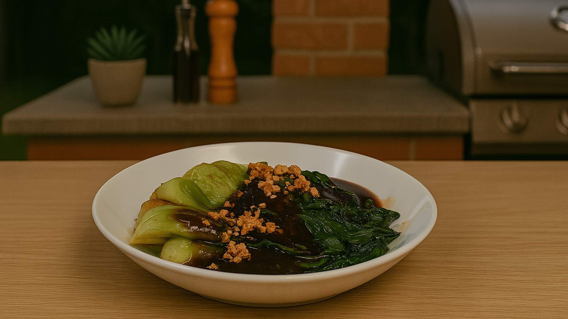 Bok Choy with Oyster Sauce Recipe