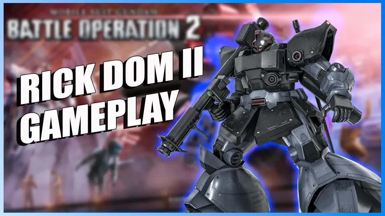 Rick Dom II gameplay - Mobile Suit Gundam Battle Operation 2