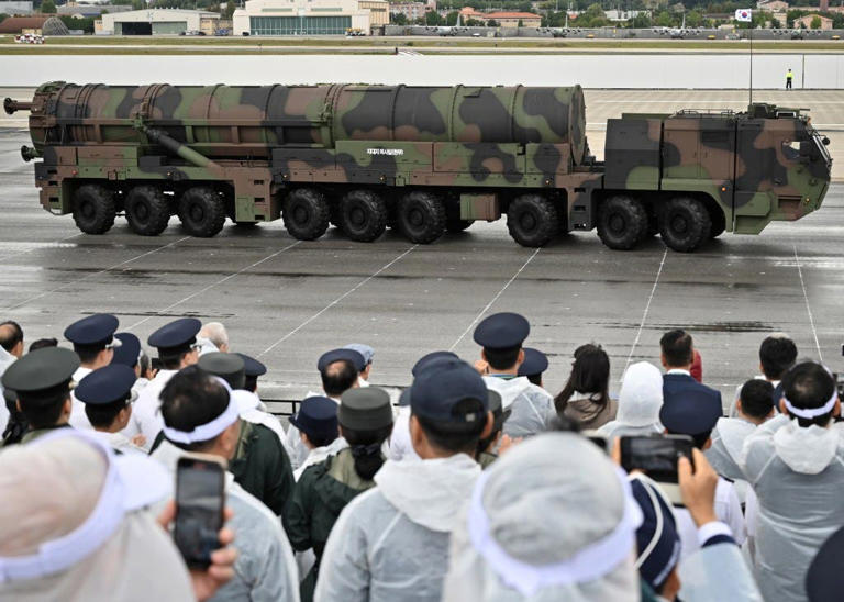 South Korea unveils missile plan for "balance of terror" against North