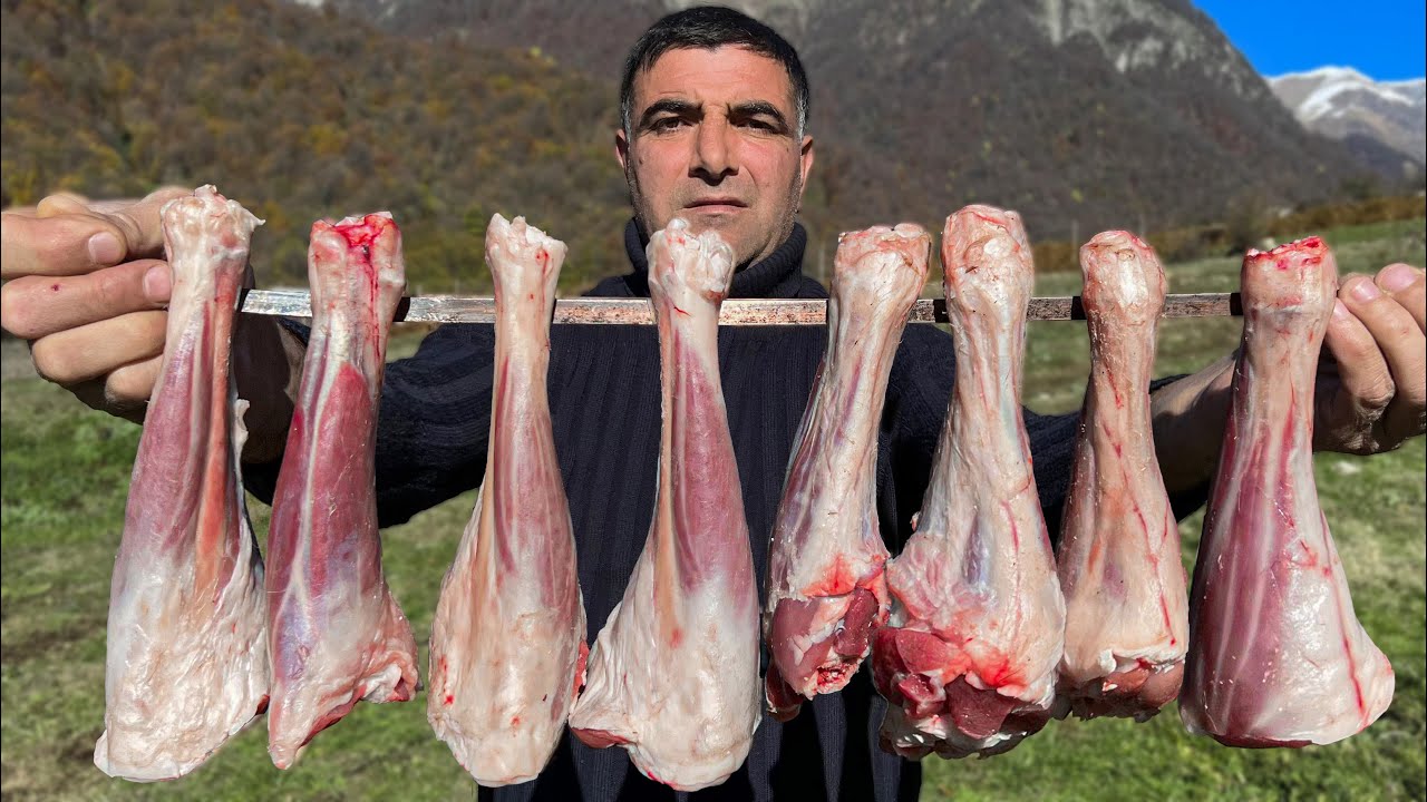 Tender Lamb Falling Off the Bone in Nature