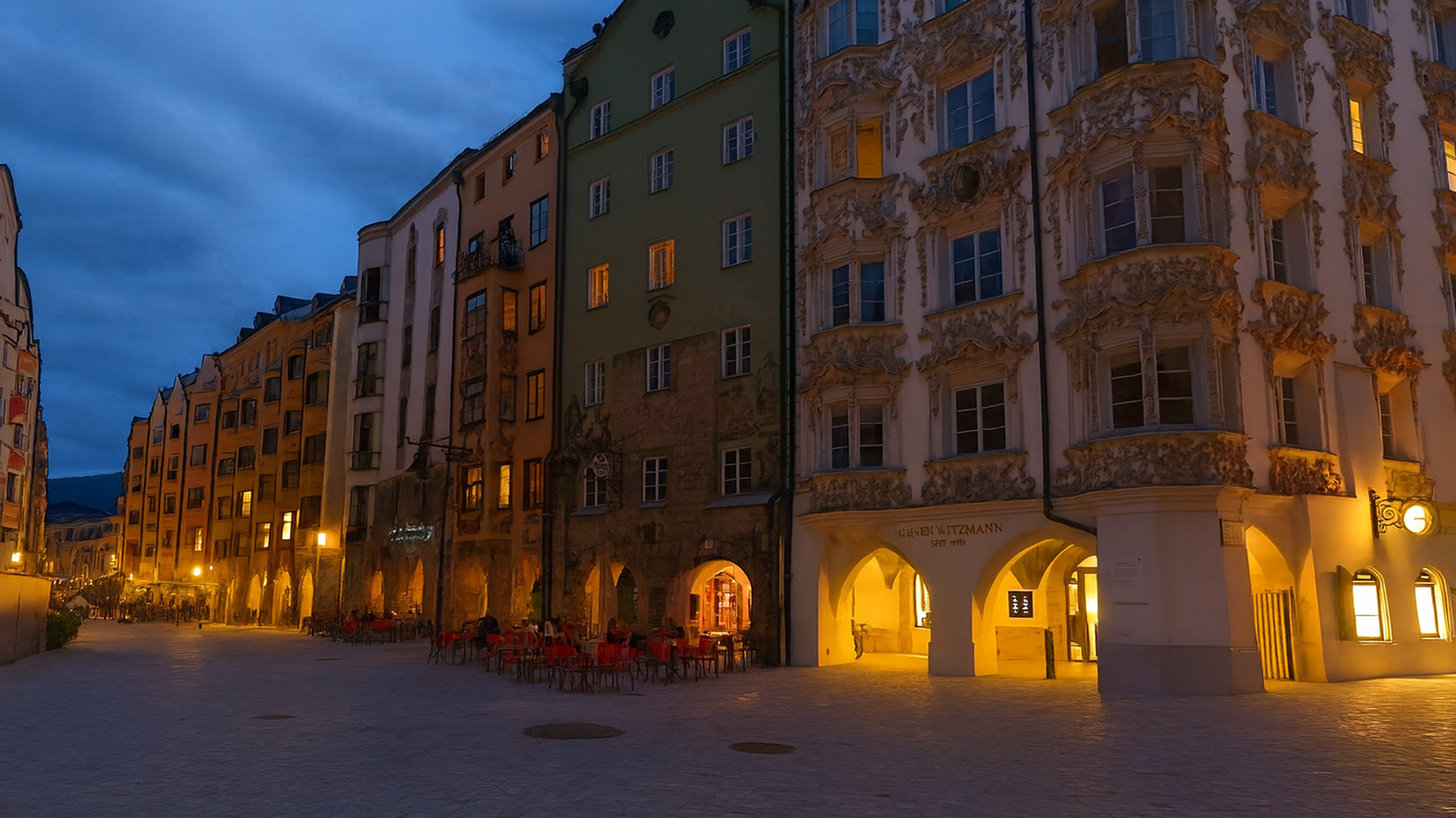 Centro storico di Innsbruck – Passeggiata serale nel cuore delle Alpi (4K)