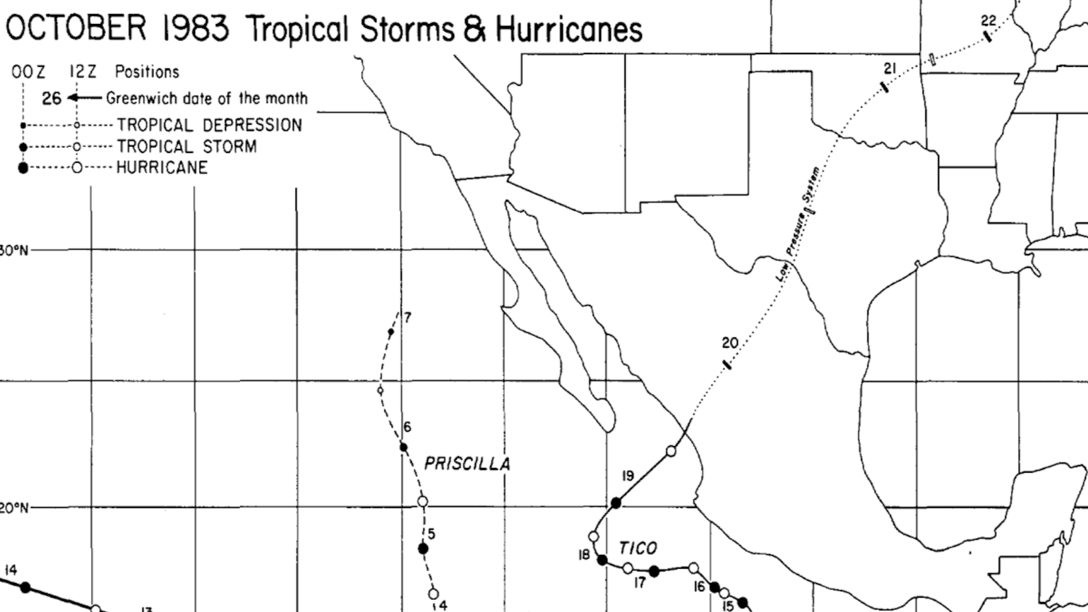 On This Date: Remnants Of Hurricane Tico Cause Devastating Flooding In ...