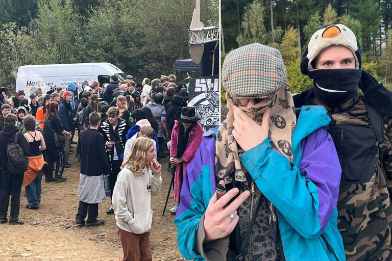 Woodland rave leaves children in tears at 1am