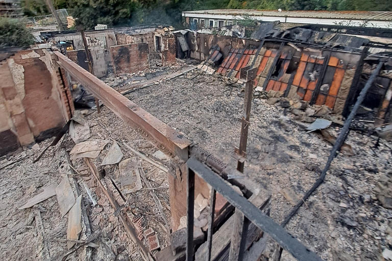 Moira House School: New photos show destruction caused by fire