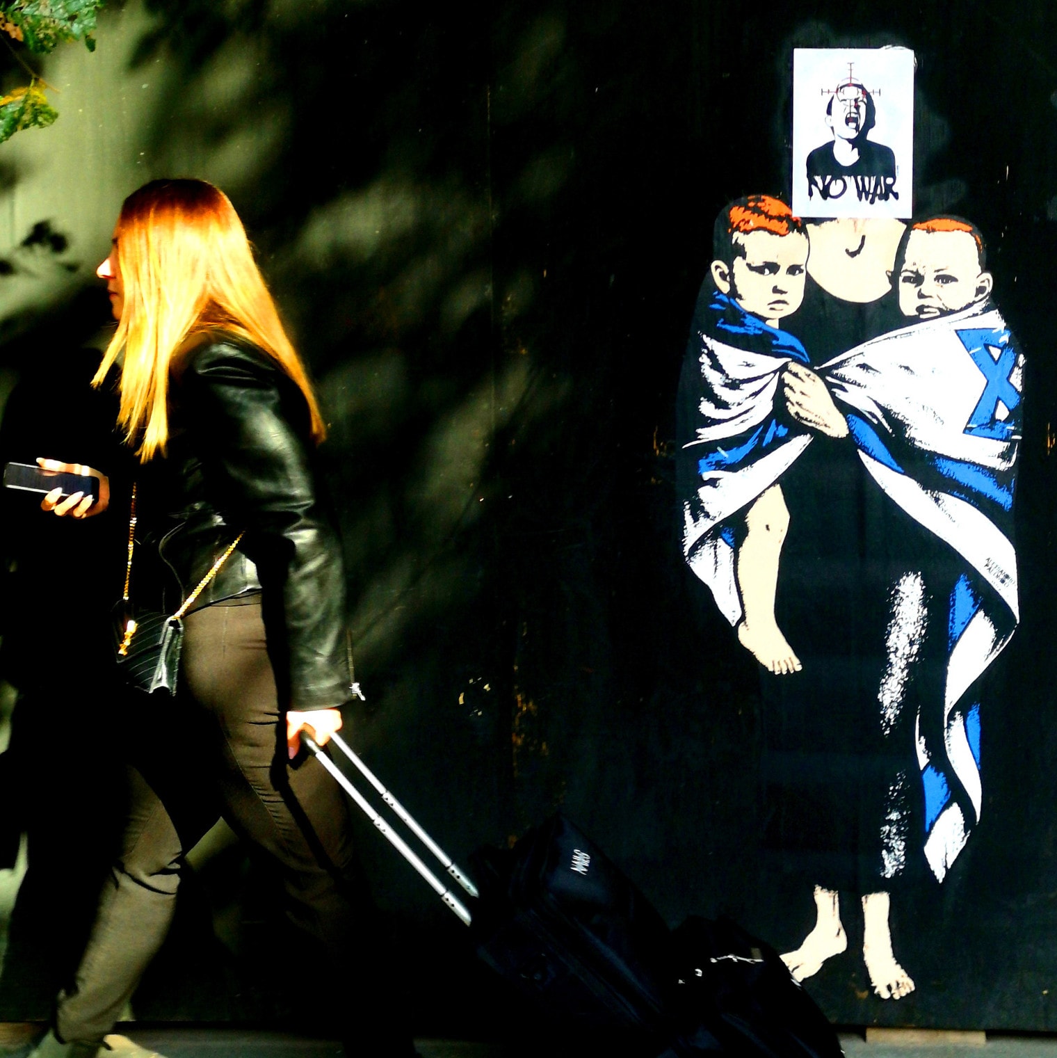 Mural of Bibas family defaced during Milan synagogue memorial