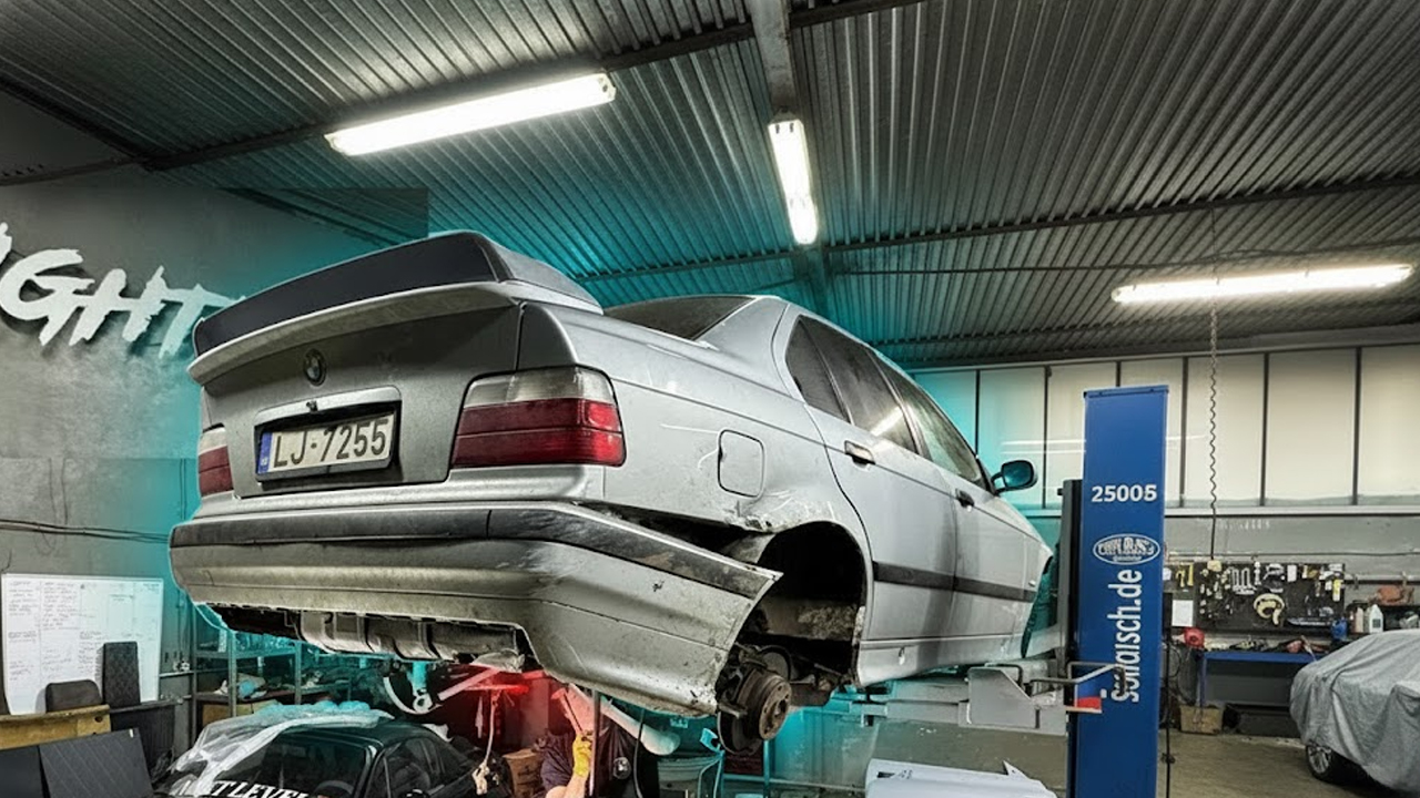 BMW E36 Drift Car Crash and Road Trip Across Europe