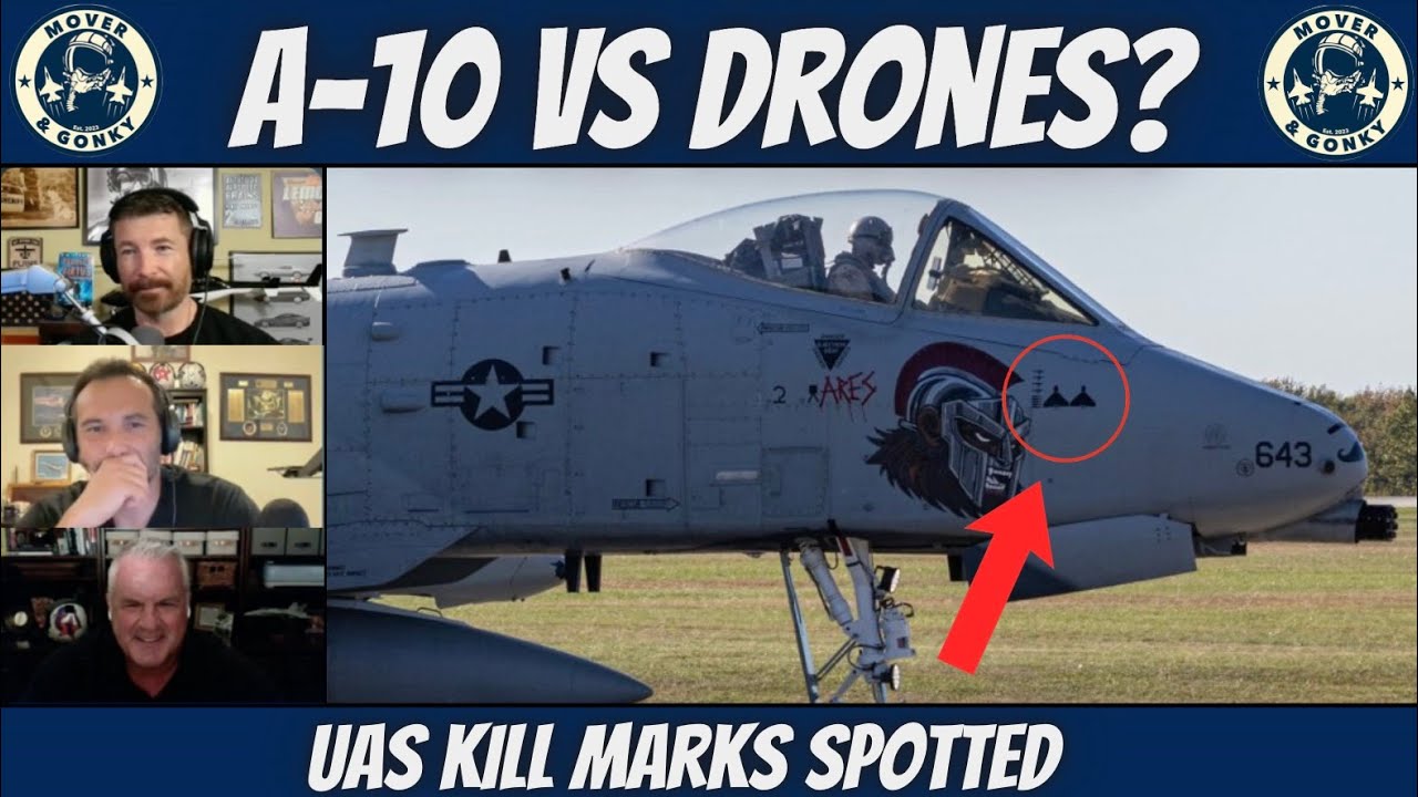 A-10 Spotted with Drone Kill Marks - Fighter Pilots React