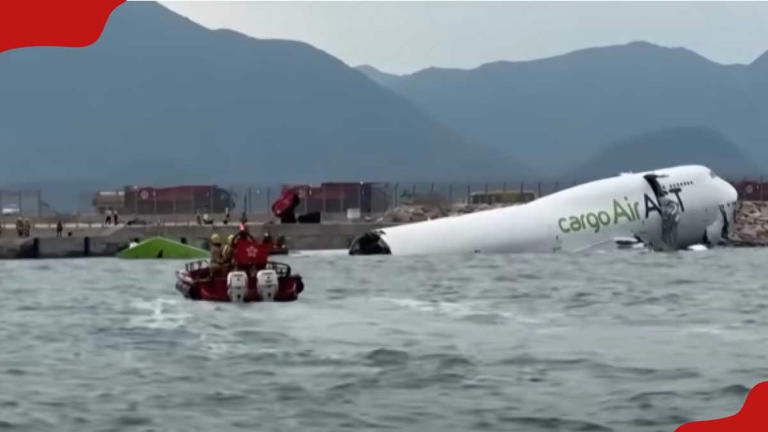 Video: Emirates plane plunges into sea after skidding off runway, 2 ...